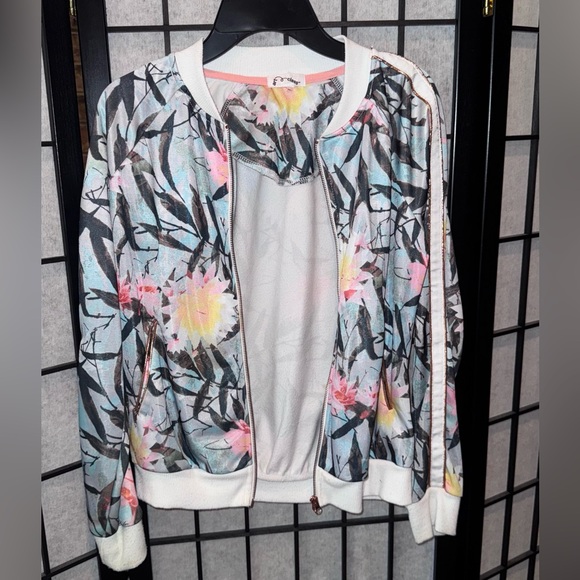art class | Jackets & Coats | Art Class Multicolor Floral Bomber Jacket ...